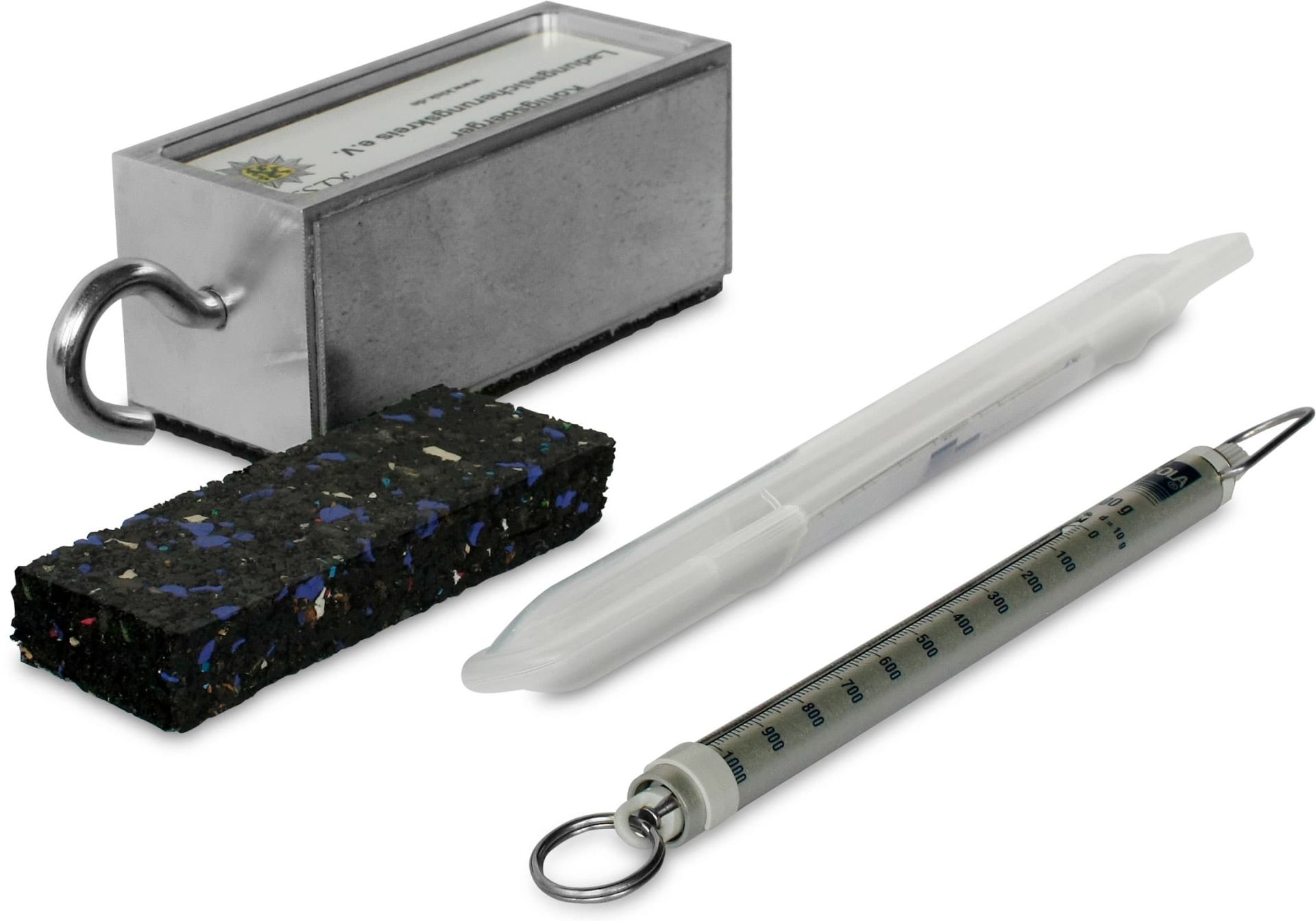 Test weight for measuring the coefficient of friction