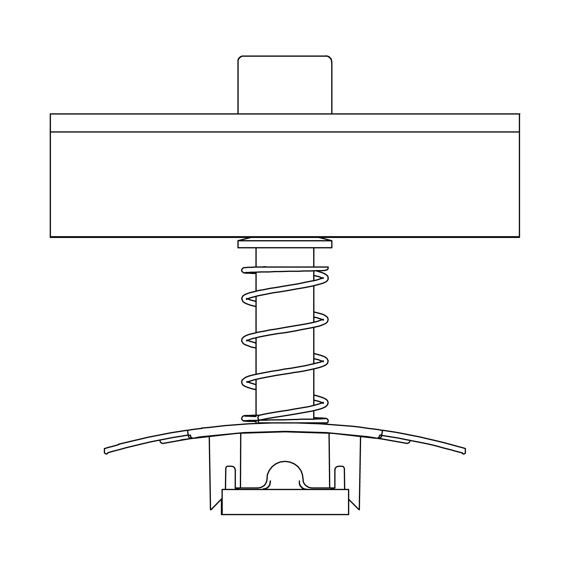 Middle Clamp XS 34-38 mm
