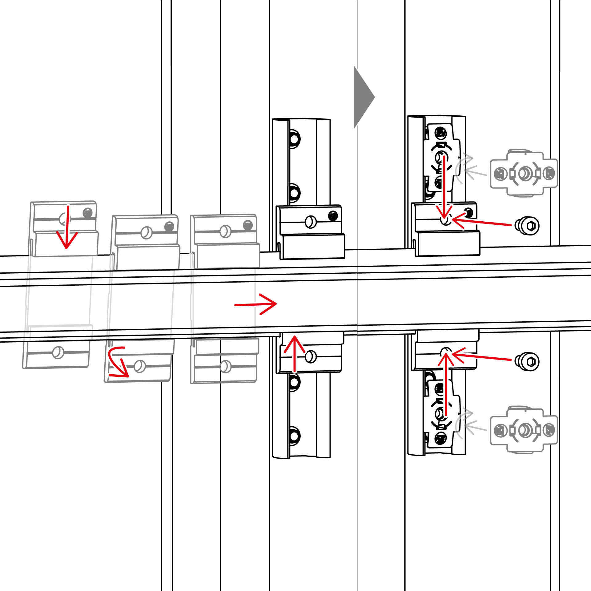 InsertionRail 2.0 CrossConnector | 2004374